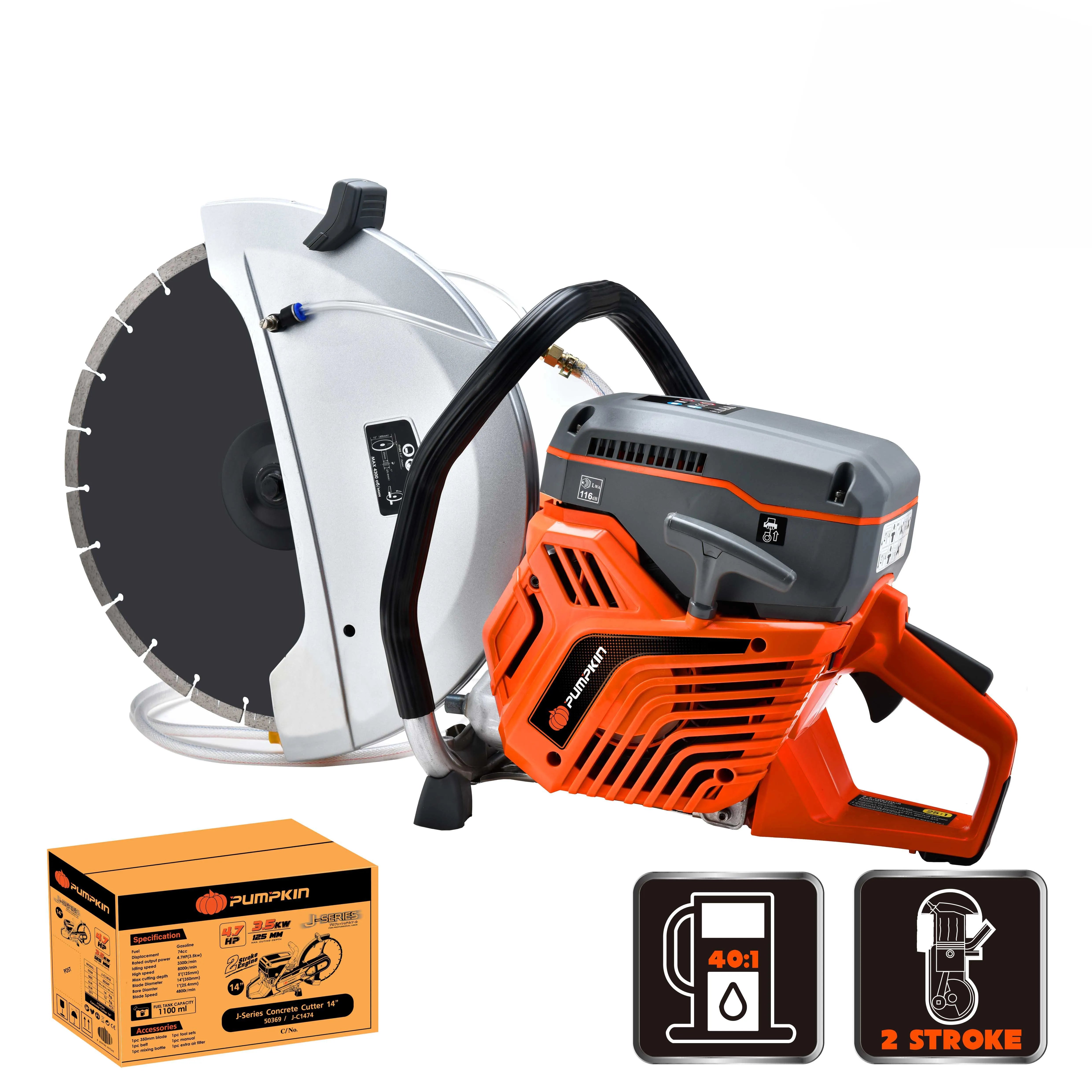 CORTADOR DE CONCRETO HS 74CC GASOLINE CONCRETE CUTTER 14" MTC50369 HUS ...